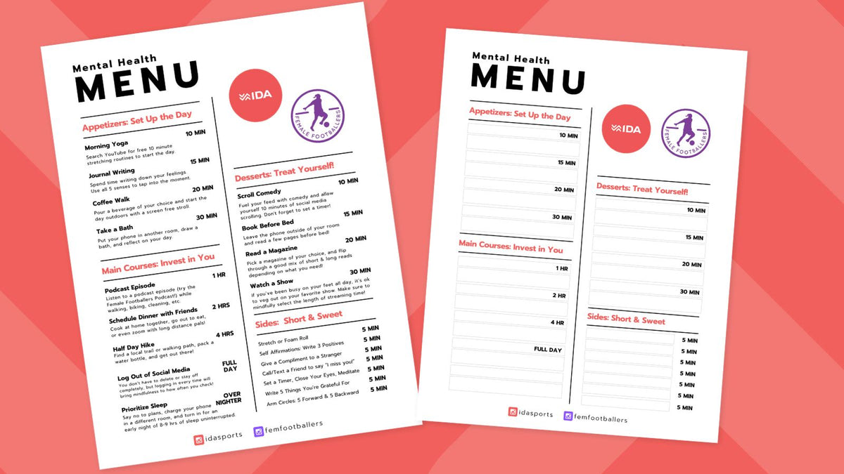 Building a Mental Health Menu with Female Footballers – idasports.com